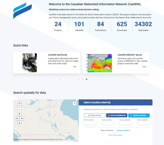 Canadian Watershed Information Network | Drupal.org